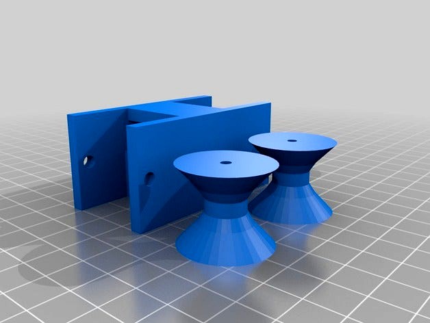Filament Guide Roller by aaacomputer 3d model