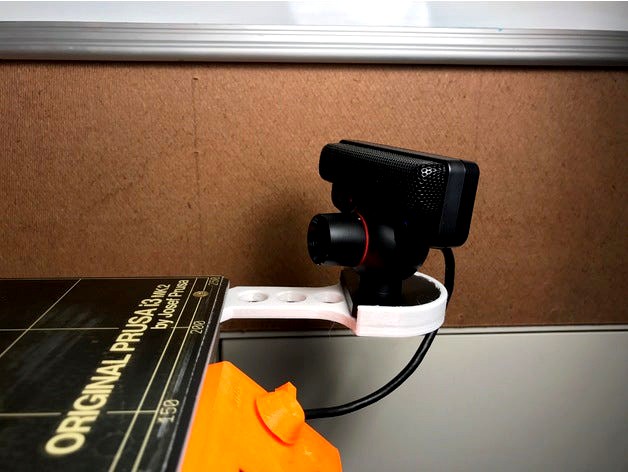 Playstation Eye Camera mount for Prusa i3 Mk2 by 1ProjectAWeek 3d model