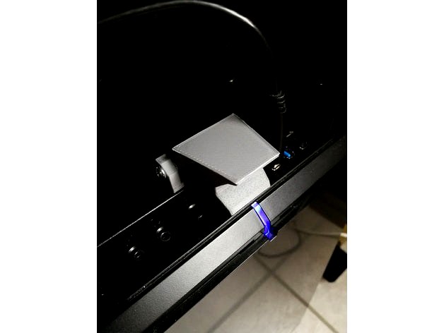 Power Button Guard for Fractal Design R4/5 PC Case by H3wro 3d model