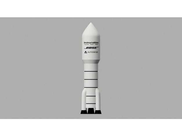 NASA's New Horizons Rocket - Atlas V 551 by Luke3DP model