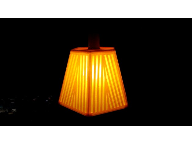 Overhead Light / Lamp easy to print by Mentum 3d model