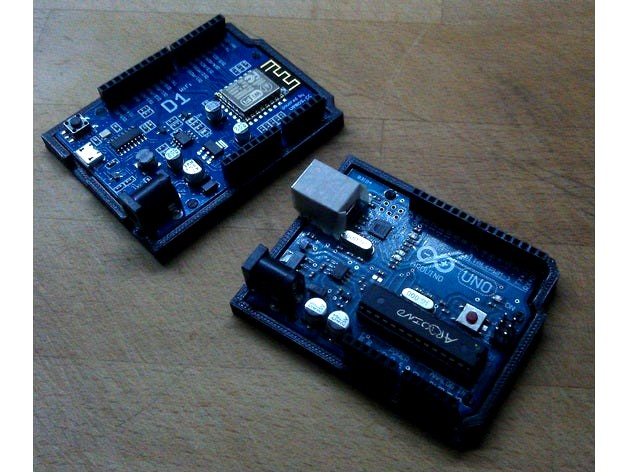 Arduino Uno Base Plate by FredGenius 3d model