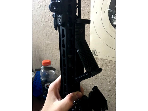 Magpul AFG1 Grip Keymod Mount. by orionunmanned 3d model