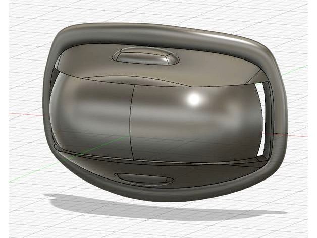 Chin Cup for X-Wing Pilot/Rebel Soldier Helmet by balooken 3d model