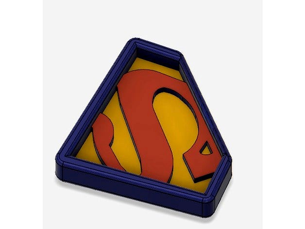 Superman USB case by Dylan101 3d model