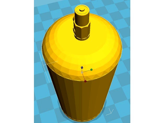 Tyco FM200 / Novec1230 343L Cylinder c/w 80mm Valve by LesterLucifer 3d ...