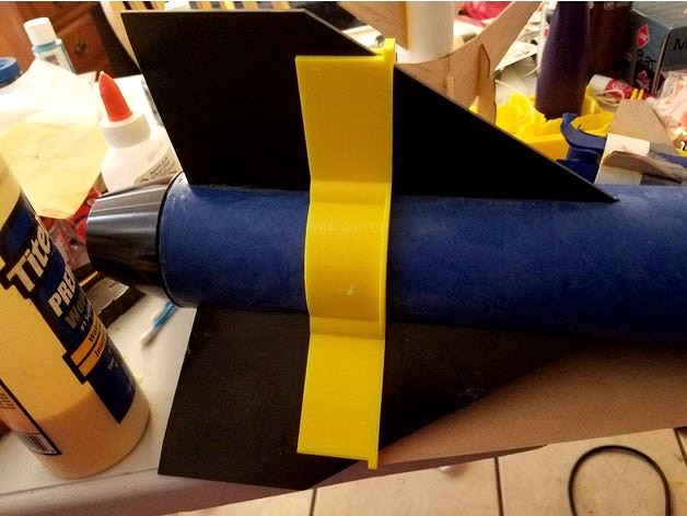 Parametric Rocket Fin Alignment Jig by gravatite 3d model