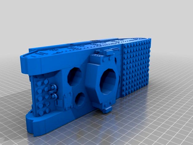 lego tank t35hull by kwaiching2513 3d model