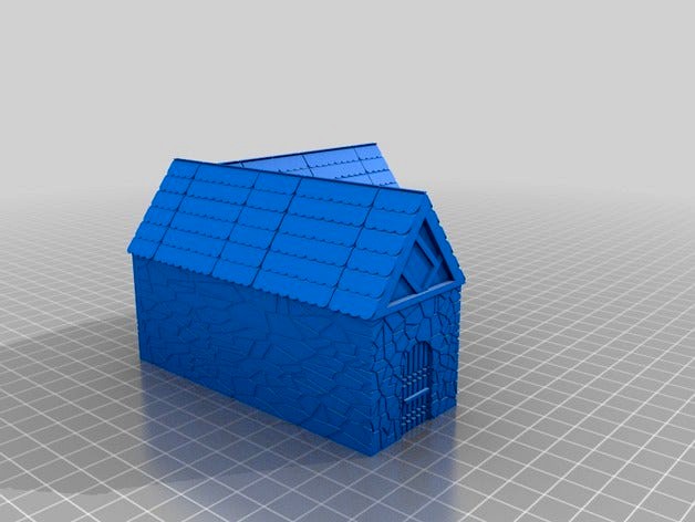 Medieval farm house by Gholland 3d model