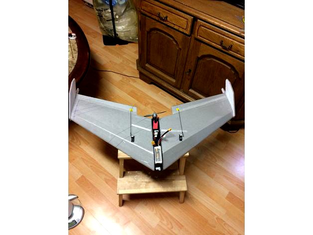 nuri delta wing depron by Lancerevo21 3d model