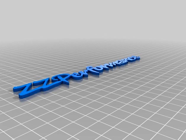 ZZPerformance Gen 1 full logo by Pacman037 3d model