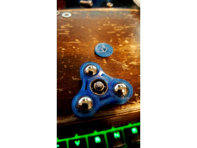 Micro Fidget spinner by alorora 3d model