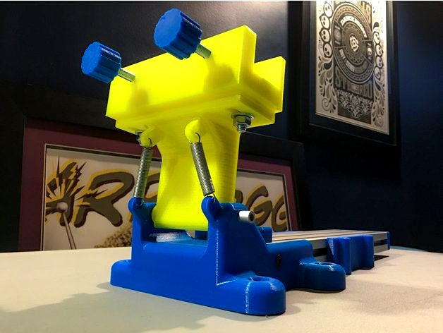 Screen Printing press by GORILLA_PARTS 3d model