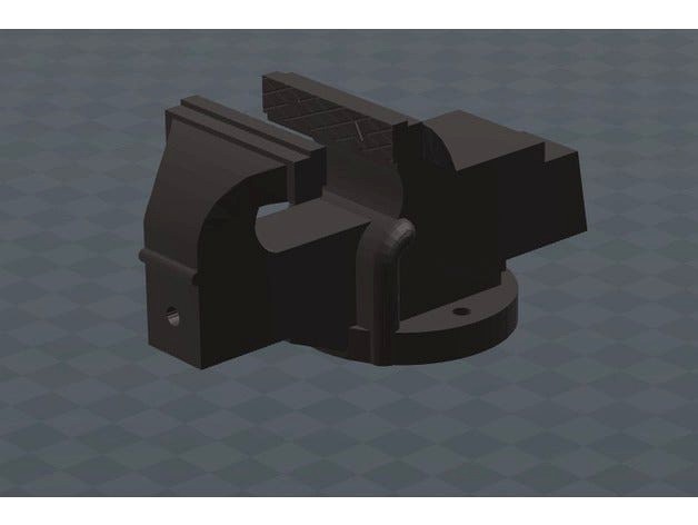 1/10th scale bench vice by DCHCUSTOMS 3d model