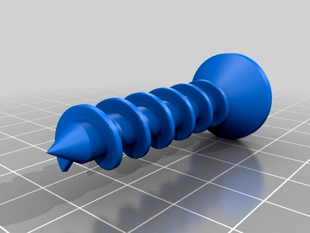 tornillo by carsanarr 3d model