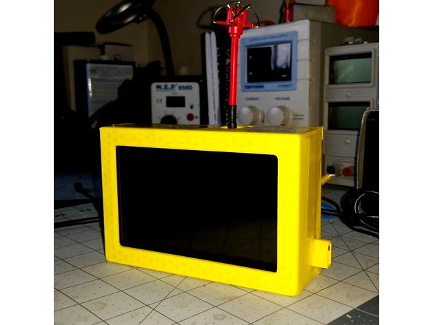 FPV monitor / receiver enclosure by FPV_Pilot 3d model