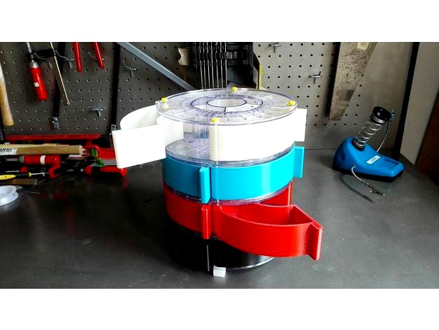Octofiber filament spool drawers by 3DPrinthings model