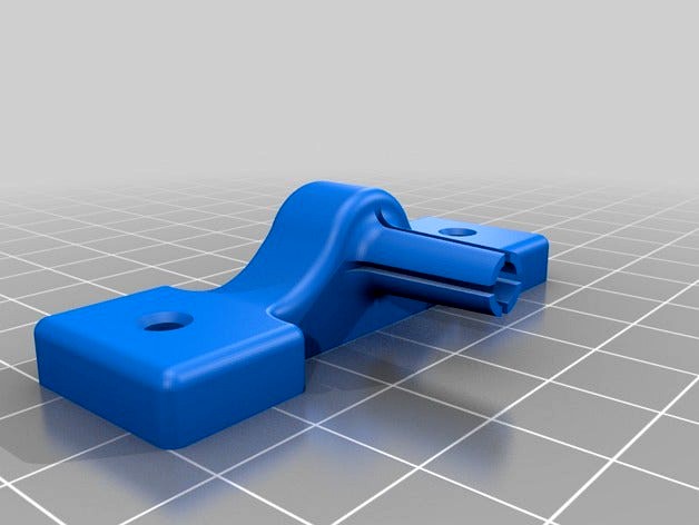 Bowden Tube Mount and Retainer Ring by Varuka 3d model
