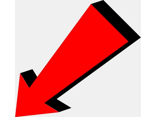 Flèche Rouge (Red Arrow) by TuturVal 3d model