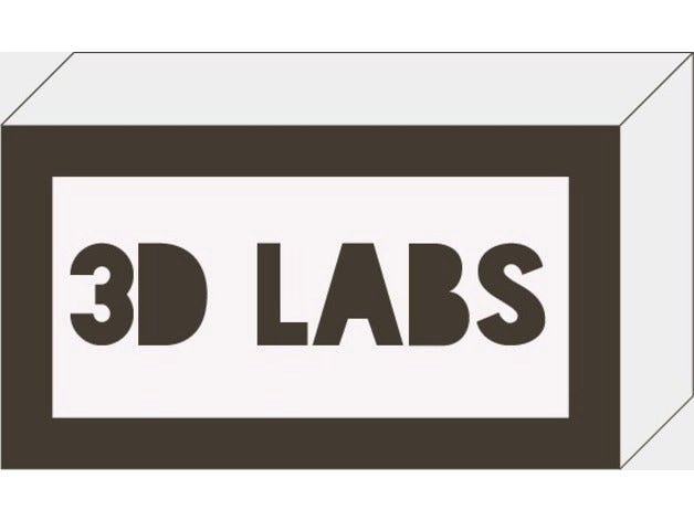 3D LABS Logo by flashkinx model