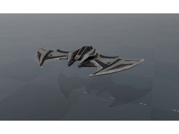 Batmans Batwing from Injustice 2 by Teamozie 3d model