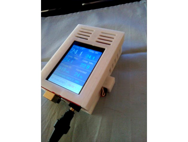 3D Printed Box for Arduino & Tft Lcd TouchScreen 2.4'' by alTec0 model