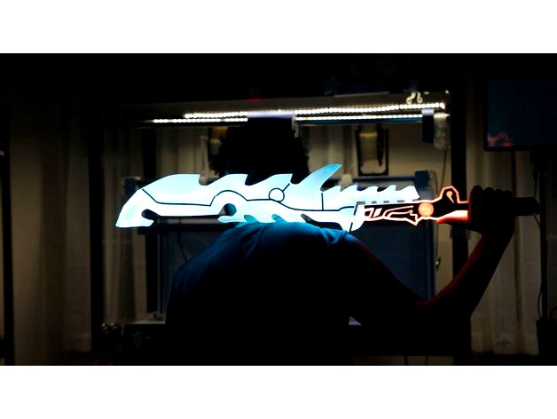 Zelda: Breath of the Wild – Guardian Sword with NeoPixel LEDs by ...