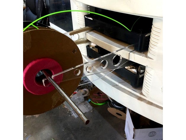 Stratasys Dimension Spool Holder by drumguy560 3d model