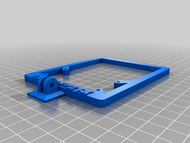 Raspberry Pi Zero Stand + Camera Mount by Badger23 3d model