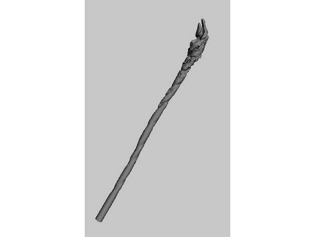 Gandalf the Grey's Staff by aj_GLO 3d model