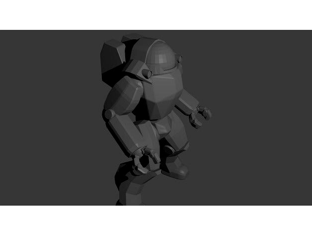 Mech suit by mikolajo01 3d model