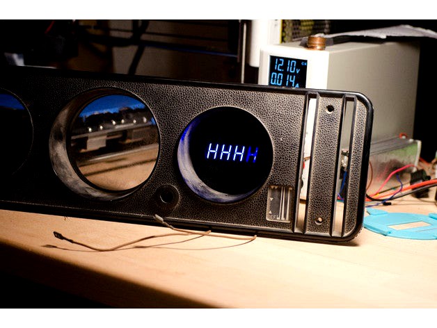 VW Bus Dash Cutout by heathly 3d model