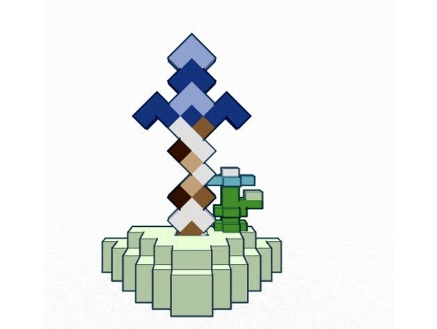 Master Sword Statue(2d prototype Breath of the Wild; concept statue) by ...