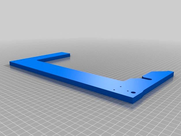 Printable Prusa i3 MK2 Frame by GsenDK 3d model