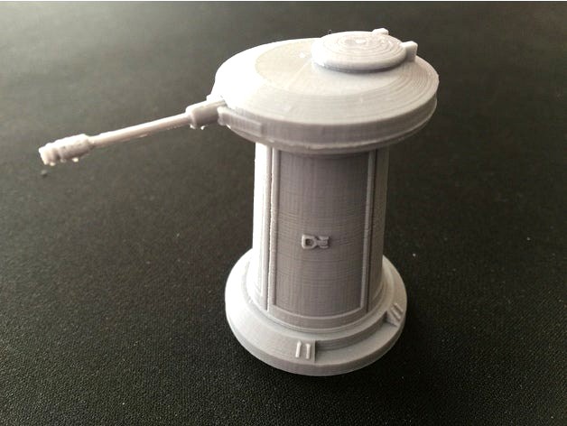 DF.9 Laser Battery - Hoth Turret by cdburgess 3d model