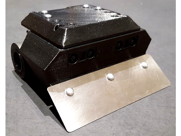 Mini Sumo Robot Chassis by drgfreeman 3d model