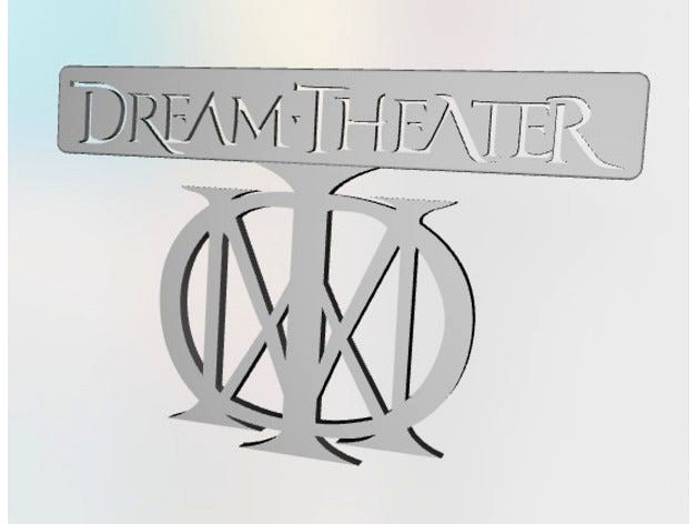 Dream Theater Majesty Logo by Squeezil63 3d model