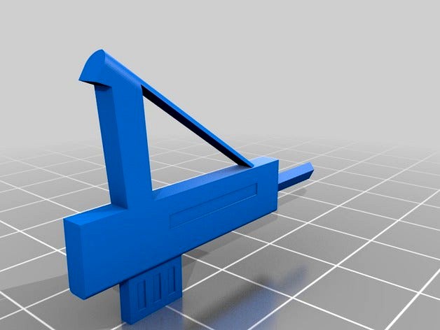 Gundam Submachine Gun by KrisCarbon 3d model