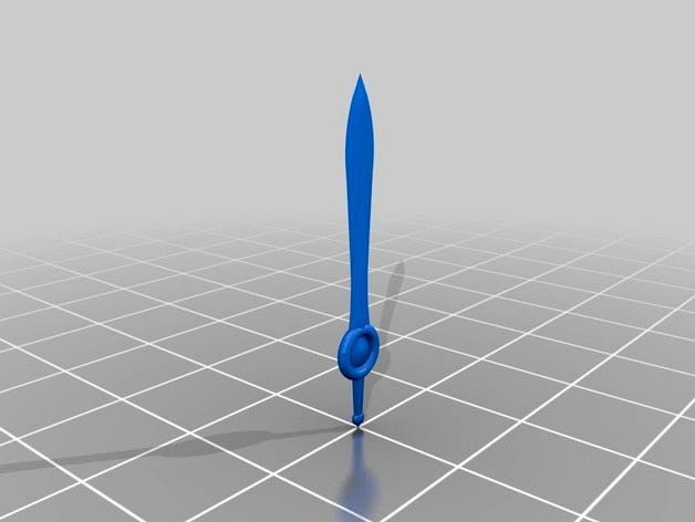 fin sword by Ebro002 3d model