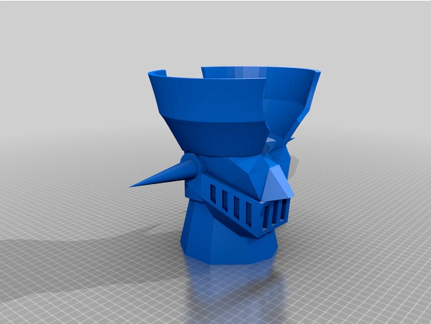 Mazinger Z head by Yorchmur 3d model