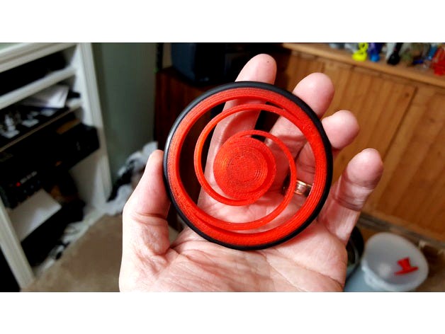 Spiral Wheel Spinner by kevinjay4 3d model
