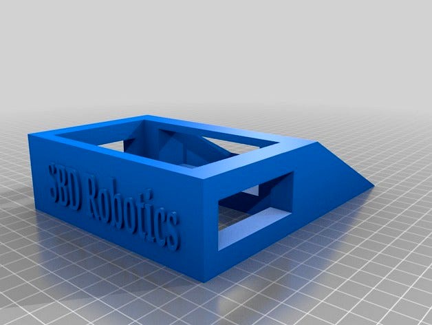 Ant weight wedge battlebot using VEX 393 motors by tomead 3d model