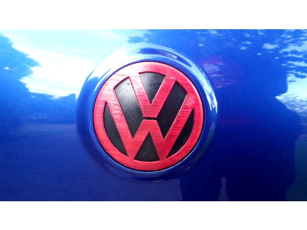Volkswagen VW Golf MK5 R32 badge by JoeFFFcool 3d model