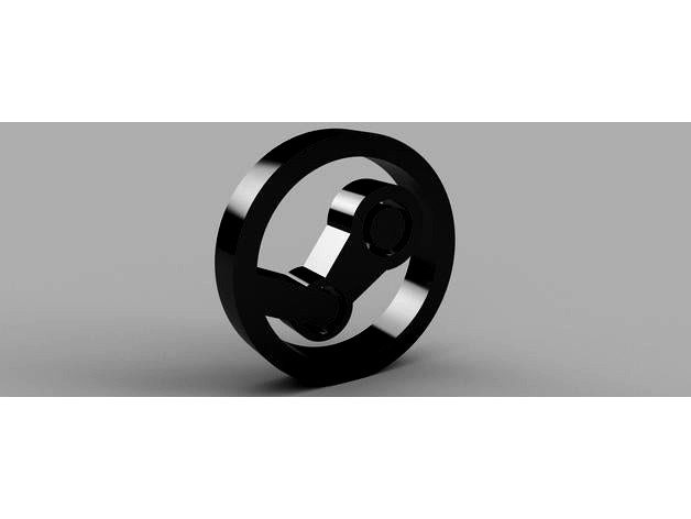 'Steam' 3D Printable Logo by DesignByWilliamHenry model