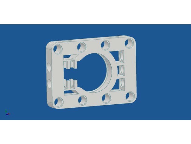 LEGO TECHNIC compatible peristaltic pump by brm 3d model