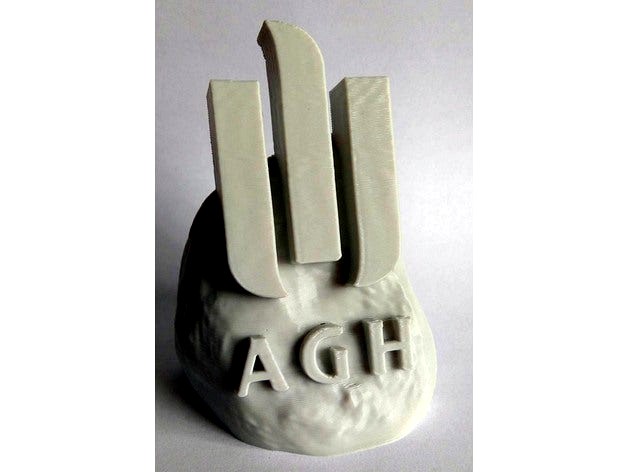 AGH UST Logo by Sashir 3d model