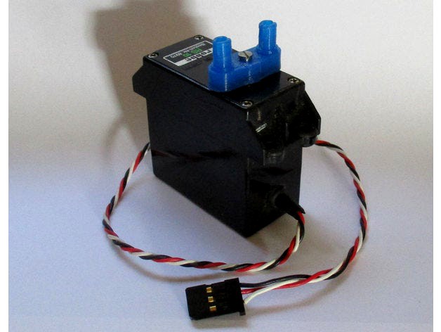 Lego Robbe Servo Adapter by valknut 3d model