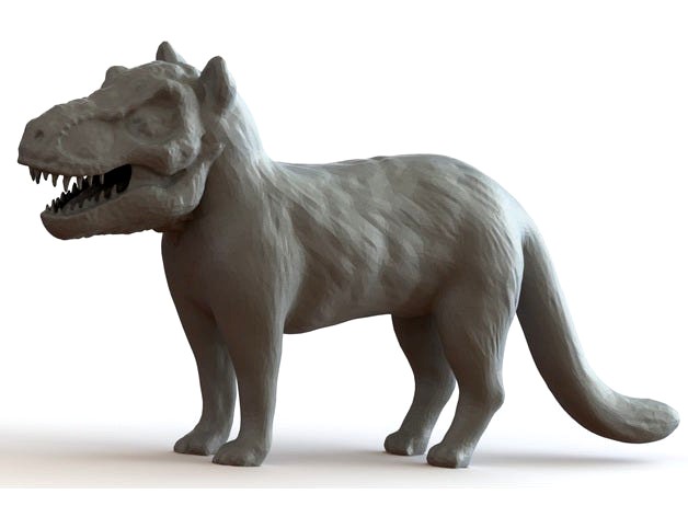 tyrannosaurus-cat by CCCDraftingLab 3d model