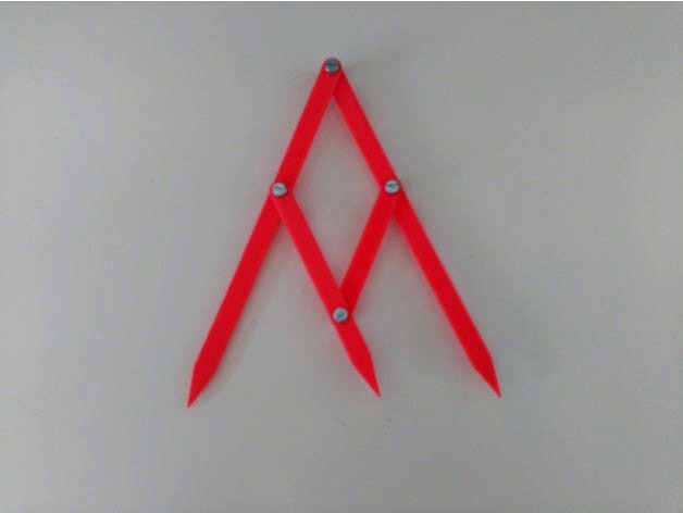 Compás áureo by Brunetica 3d model