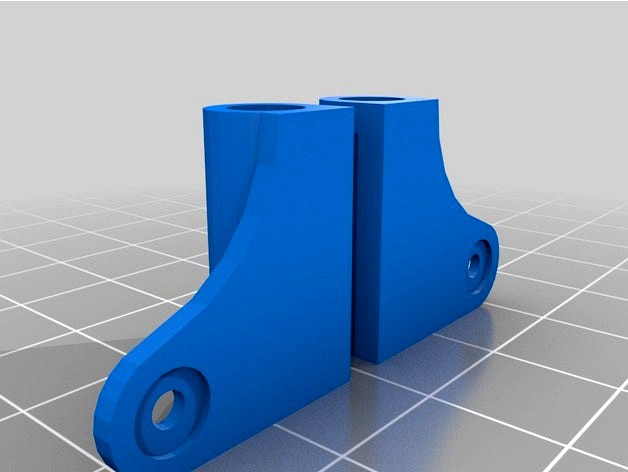 ruXus FPV Camera Mount (Shortened) by Skybandit 3d model